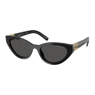 Miu Miu Stilvolle Sonnenbrille in Goldfarbe - - Accessories - Damen - Schwarzk - 54 MM