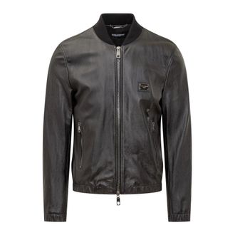 Dolce & Gabbana Homme, Vestes, Noir, Taille: M Veste &agrave; fermeture &eacute;clair et poches