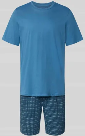 Schiesser Regular Fit Pyjama-Set aus reiner Baumwolle