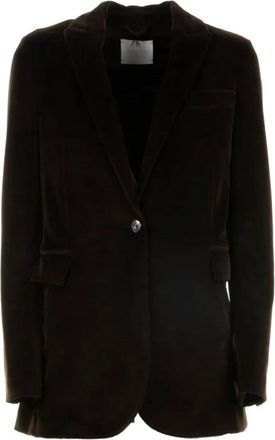 Circolo 1901 Femme, Vestes, Brun, Taille: 42 FR Blazer Velvet