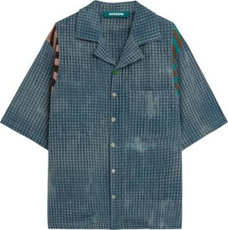 Barrow Barrow, Homme, Chemises, Bleu, Taille: S PopeLine Shirt