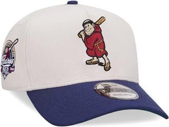 New Era San Diego Padres 40th Anniversary Stone Two Tone Throwback 9Forty A Frame Casquette snapback, Blanc., taille unique