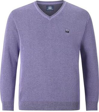 Jan Vanderstorm Homme Pull Keimo Violet Clair, 7XL (XXXXXXXL) - 80/82