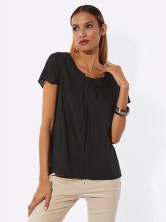 Cr&eacute;ation L Klassische Bluse Bluse Kurzarm