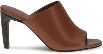 Brunello Cucinelli Femme, Chaussures, Brun, Taille: 36 EU Escarpins &agrave; talons hauts en cuir de veau Bos Taurus