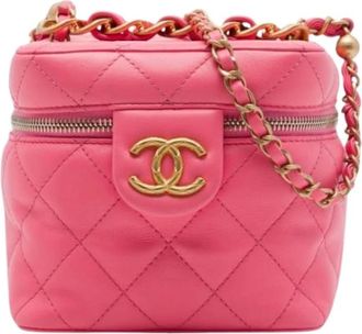 Chanel Sac Vanity Pre-owned - Femme - Pre-owned - Rose - Taille: ONE Size