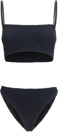 Hunza G Femme, Maillots de bain, Bleu, Taille: ONE Size Bikini en polyamide au design minimaliste