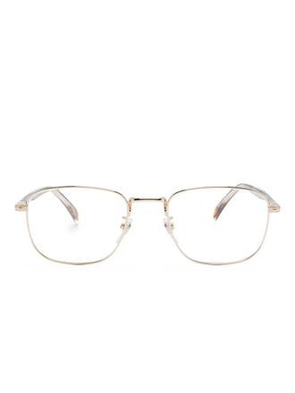 Eyewear by David Beckham Brille mit eckigem Gestell - 06J GOLD HAVANA