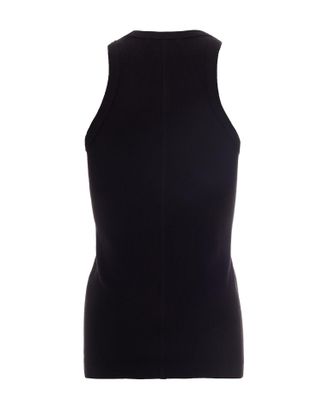 Lacoste Womens Tank Top Slim Black Cotton T-Shirts & Jerseys