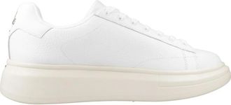 Liu Jo Homme, Chaussures, Blanc, Taille: 46 EU Baskets en cuir noir et blanc