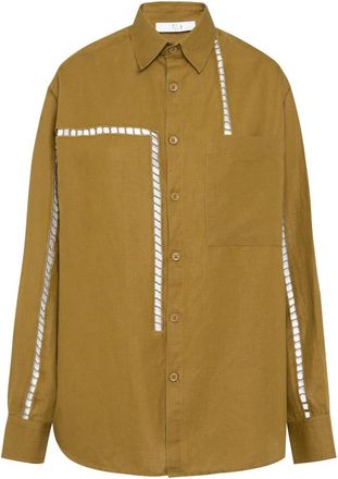 Tela Femme, Blouses et Chemises, Vert, Taille: 40 FR Camicia Mindy