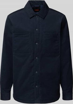 Boss Orange by Hugo Boss Regular Fit Hemdjacke aus Baumwoll-Mix Modell Locky_2_M