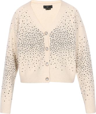 Faina Strickjacke Frauen hellbeige