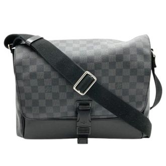 Louis Vuitton Pre-owned Damier Graphite Messenger Bag - - Pre-owned - Herren - Schwarzk - ONE SIZE