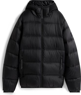 Tommy Hilfiger Leichte Steppjacke mit Label-Print auf Kapuze in