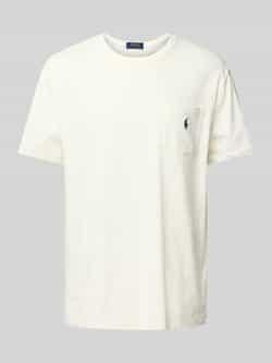 Polo Ralph Lauren Regular Fit T-Shirt aus Baumwoll-Leinen-Mix