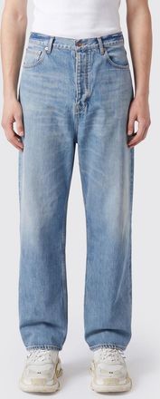 Balenciaga Weite Baggy-Jeans aus Denim mit Used-Effekt