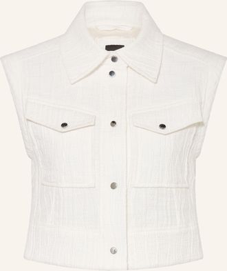 HUGO BOSS Blazerweste Jortela weiss