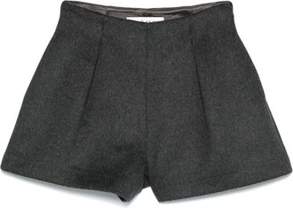 R&oacute;he Shorts aus Filz - Grau