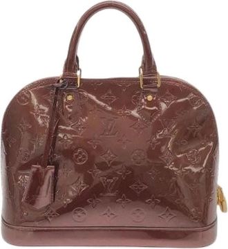 Louis Vuitton Sac Alma Vernis Pre-owned - Femme - Pre-owned - Violet - Taille: ONE Size