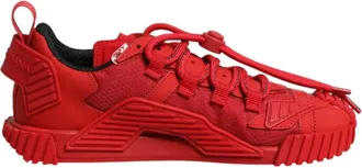 Dolce & Gabbana Femme, Chaussures, Rouge, Taille: 36 EU NS1 Low Top Baskets