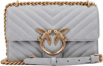 Pinko Pinko, Femme, Sacs, Gris, Taille: ONE Size Sacs &agrave; &eacute;paule