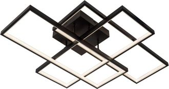 Lucide Lucide - lokero Plafonnier led Dim. cct 1x60W 2700K/4000K Noir