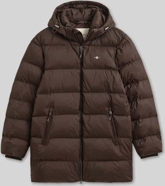 GANT Regular Fit Jacke aus Polyester mit abnehmbarer Kapuze