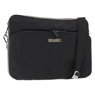 Gucci Pre-owned Nylon Cross Body Bag - - Pre-owned - Damen - Schwarzk - ONE SIZE