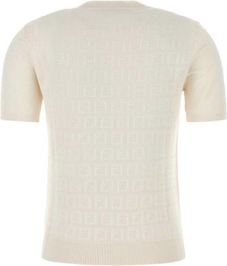 Fendi Lace Sweater - White