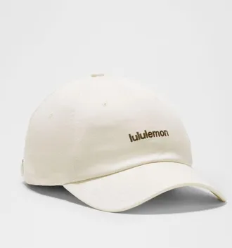 lululemon Unisex Baseballkappe im Classic Fit Logo - Gr&ouml;&szlig;e L/XL in Light Ivory/Walnut Crunch