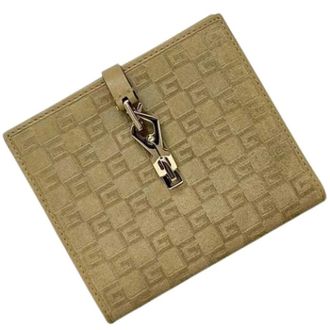 Gucci Portefeuille Bi-fold Pre-owned - Femme - Pre-owned - Beige - Taille: ONE Size