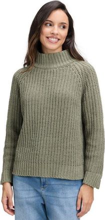 Cartoon Strickpullover Damen Strickpullover mit Stehkragen (1-tlg)