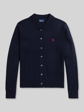 Polo Ralph Lauren Slim Fit Strickjacke aus Baumwoll-Mix