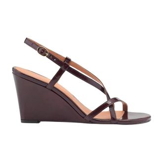 Cosmoparis Femme, Chaussures, Brun, Taille: 40 EU Pomme Wedge Sandal