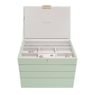 Stackers Grün Klassisch Schmuckschatulle -4