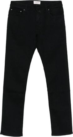 Jacob Cohen Gerades Jeans - - Jeans - Herren - Schwarzk - W36