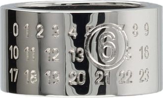 Maison Margiela unisex, Accessoires, Gris, Taille: 46 MM Numeric Wide Ring