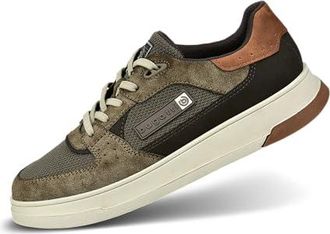 Bugatti Homme 322-aa509-Lacets pour Homme-Taupe-41 Chaussures Basses à Lacets, Marron, 41 EU