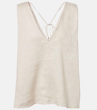 Velvet Top Renna aus Leinen