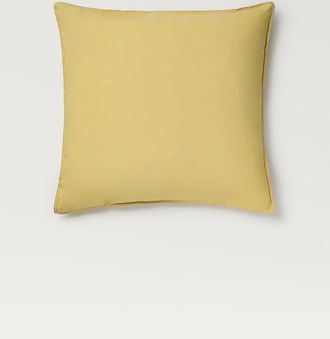 Mango Taie doreiller enfant coton lav&eacute; double surpiq&ucirc;re 60x60 cm moutarde - Home - 60x60cm - MANGO HOME