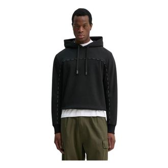 Versace Jeans Couture Baumwoll-Hoodie - - Sweatshirts & Hoodies - Herren - Schwarzk - 2XL