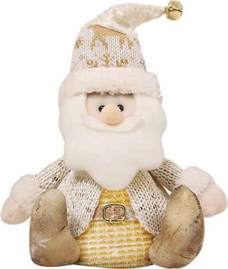 Generic Weihnachts-Tischdekorationen - Weihnachts-Tischdekorationen aus PP-Baumwolle - Weihnachtsmann-Figuren aus Pl&uuml;sch mit beleuchteten Schneem&auml;nnern | Nied