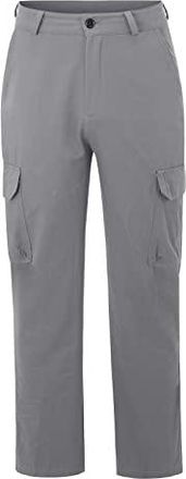 Generic Pantalon cargo pour homme - Pantalon de randonn&eacute;e pour homme - Pantalon de travail long et ample avec plusieurs poches - Pantalon de loisirs respirant