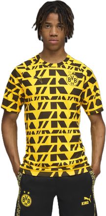 Puma Herren Borussia Dortmund Aufwärmtrikot XS, Faster Yellow Black