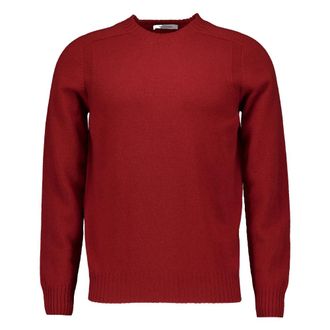 Gran Sasso Roter Pullover Stil 24157/25024 - - Knitwear - Herren - Rot - 3XL