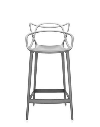 Kartell Masters Stool Tabouret, Gris, H.65