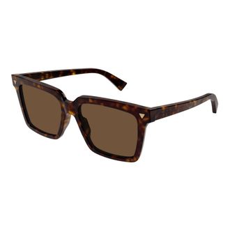 Bottega Veneta Stilvolle Sonnenbrille in Havana/Braun - - Accessories - Damen - Braun - 55 MM