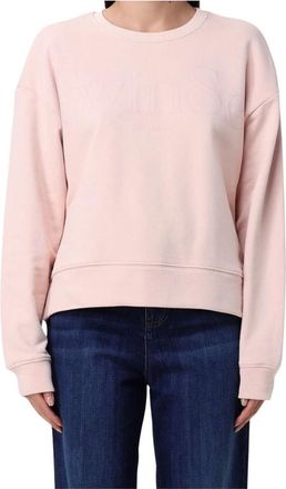 Twinset Femme, Sweatshirts et sweats à capuche, Rose, Taille: 40 FR SweaT-shirt ras du cou