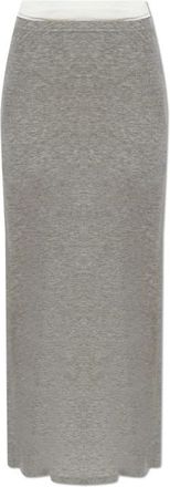 Sams&oslash;e & Sams&oslash;e Femme, Jupes, Gris, Taille: 38 FR Sadou Skirt